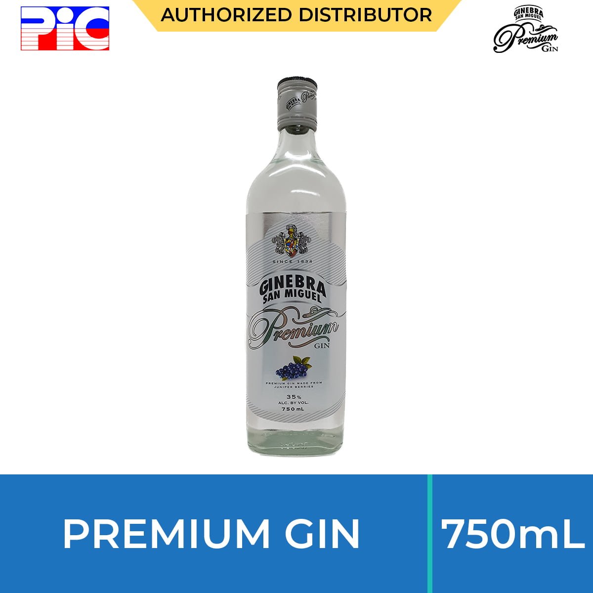 Ginebra Premium Gin - 750mL – Poroco Industries Corporation