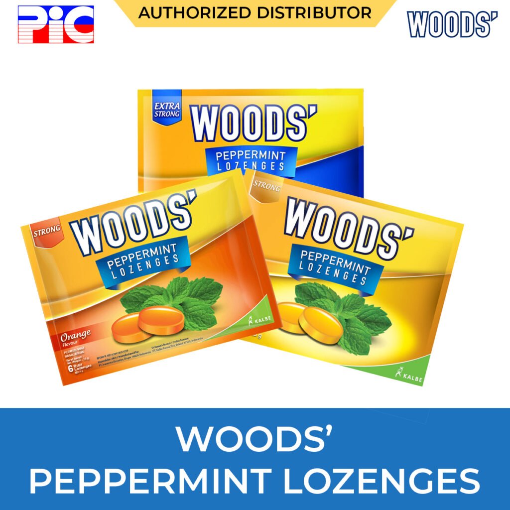 Woods' Peppermint Lozenges 15g – Poroco Industries Corporation